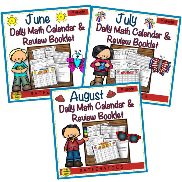 Ten First Grade Summer Learning Activities - The Teaching Scene