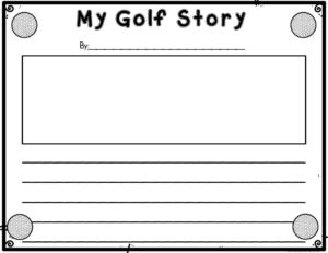 Golf Children's Books With Literacy Extension Activities