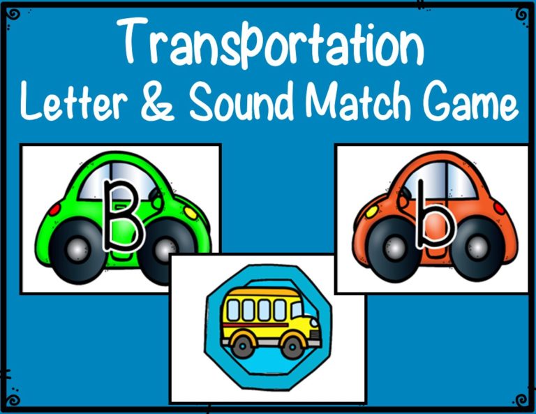Transportation Children's Books With Literacy Activities