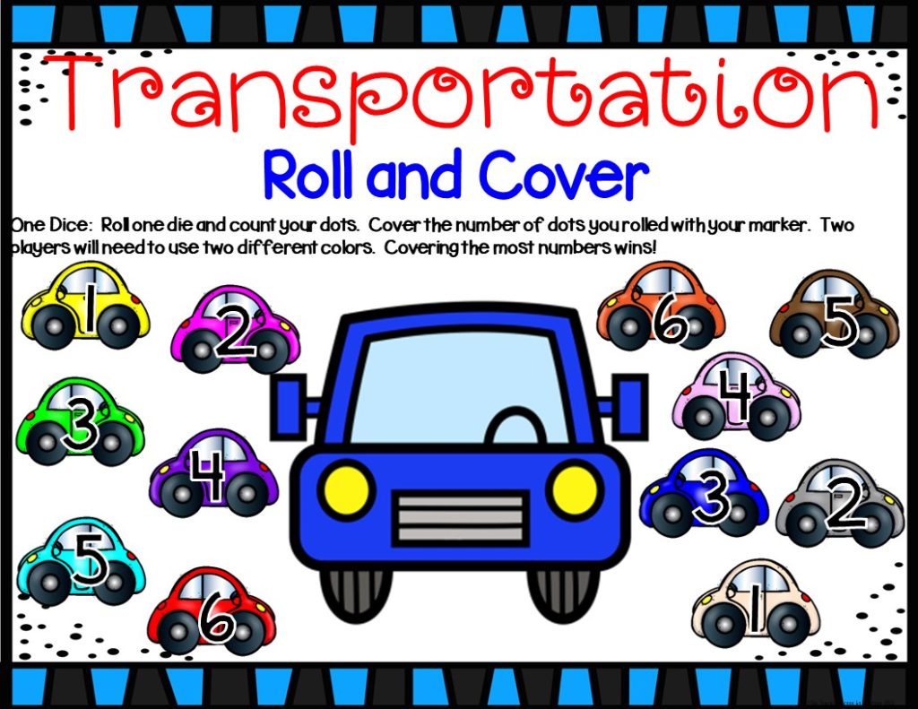 Transportation Children's Books With Literacy Activities