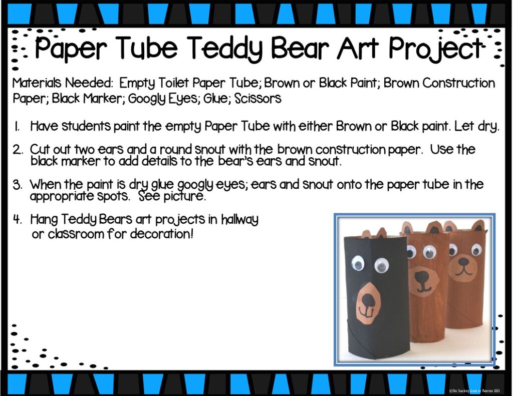 Teddy Bears Children's Books With Literacy Extension Ideas