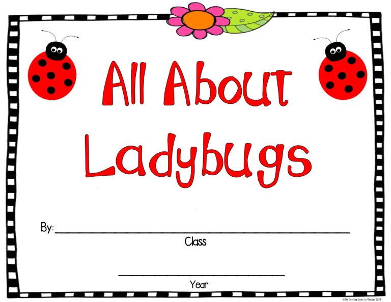 Cross-Curricular Ladybug Thematic Unit Ideas - The Teaching Scene
