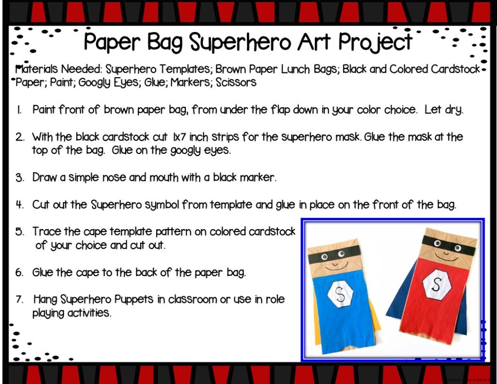 Superhero Children's Books With Literacy Extension Ideas