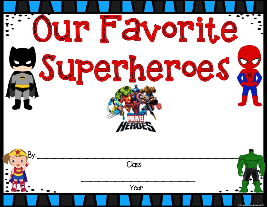 Superhero Children's Books With Literacy Extension Ideas