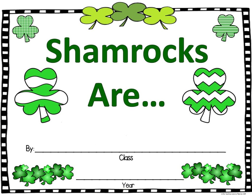 Cross-Curricular Shamrocks Thematic Unit Ideas - The Teaching Scene